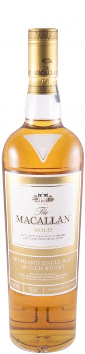 Macallan Gold Double Cask (garrafa antiga em caixa branca)