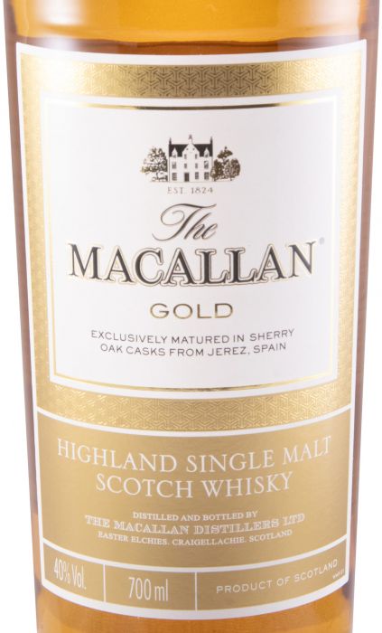 Macallan Gold Double Cask (garrafa antiga em caixa branca)