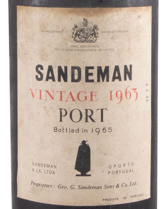 1963 Sandeman Vintage Port