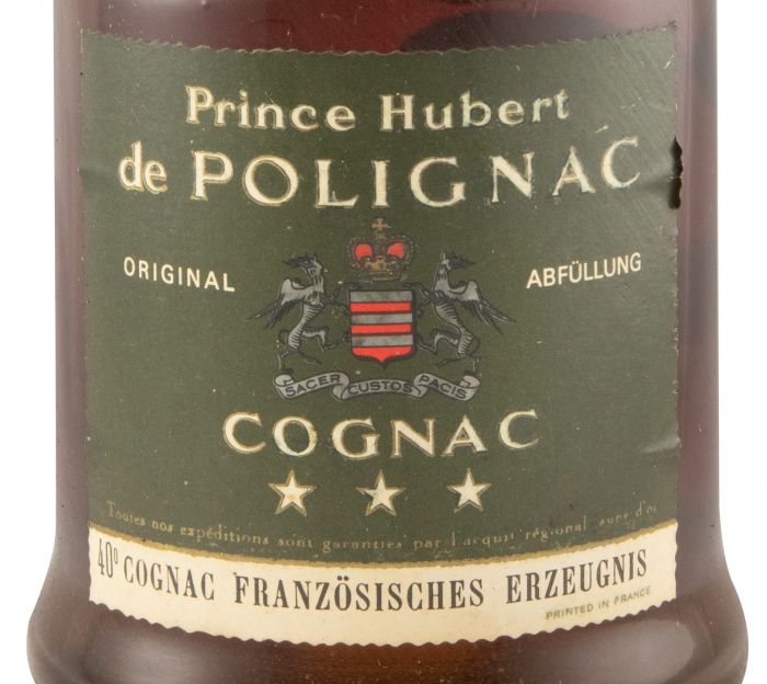 Cognac Prince Hubert de Polignac 3 Estrelas