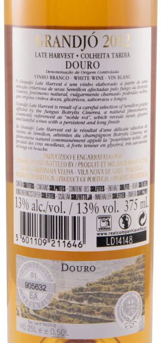2012 Grandjó Late Harvest branco 37,5cl