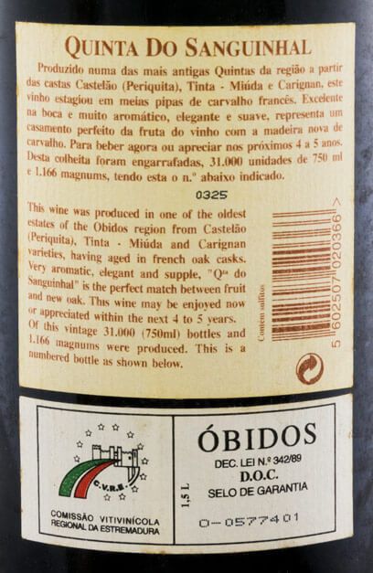 2000 Quinta do Sanguinhal red 1.5L