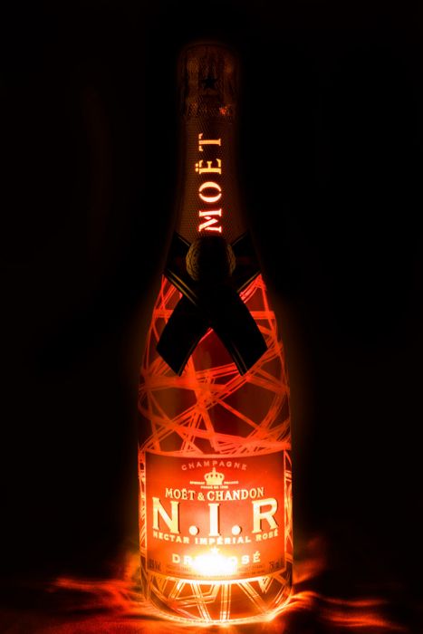 Champagne Moet & Chandon N.I.R. Nectar Imperial Dry Luminous Edition rosé