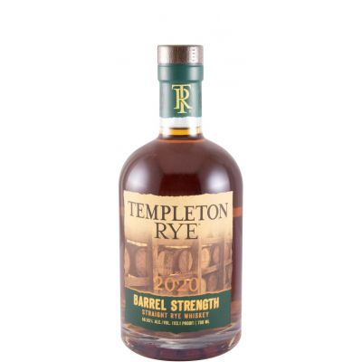 2020 Templeton Rye Barrel Strength Straigth Rye