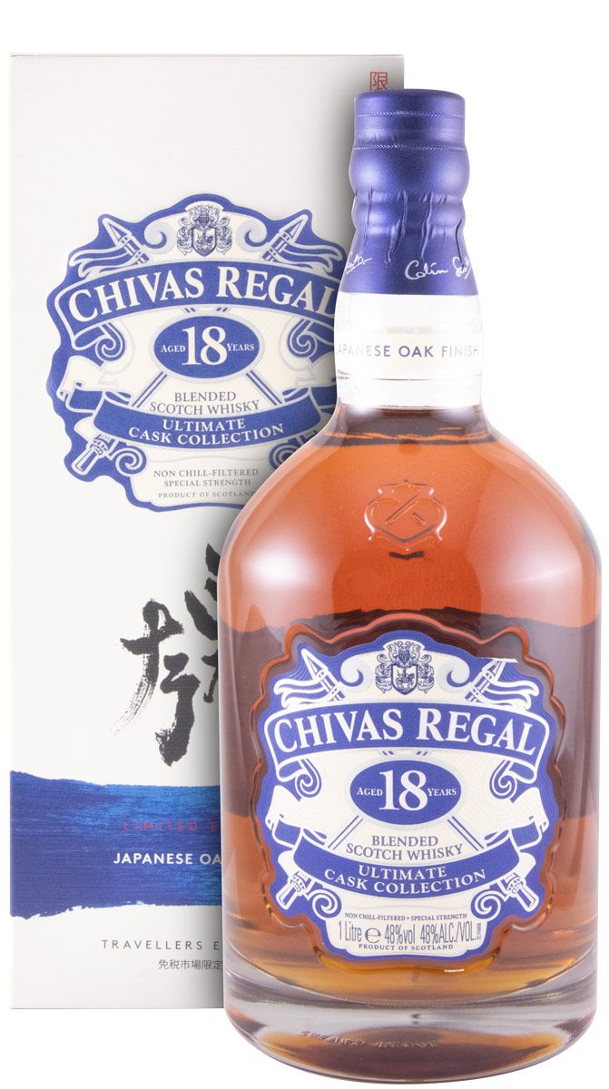 Chivas Regal Ultimate Cask Collection Japonese Oak Edição Limitada 18 ...