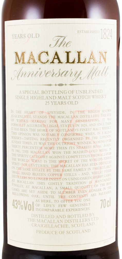 Macallan 25 Anniversary
