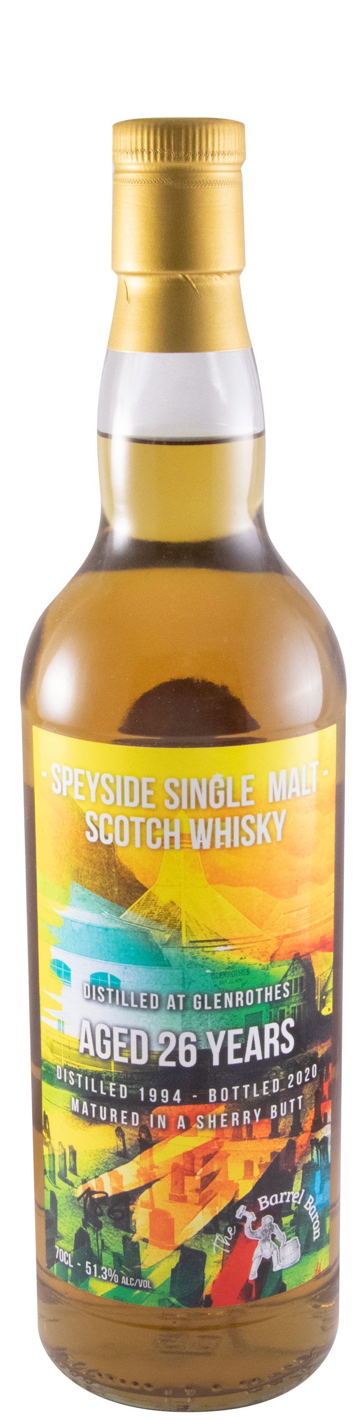 1994 The Barrel Baron Glenrothes Sherry Butt 26 anos (engarrafado em 2020)