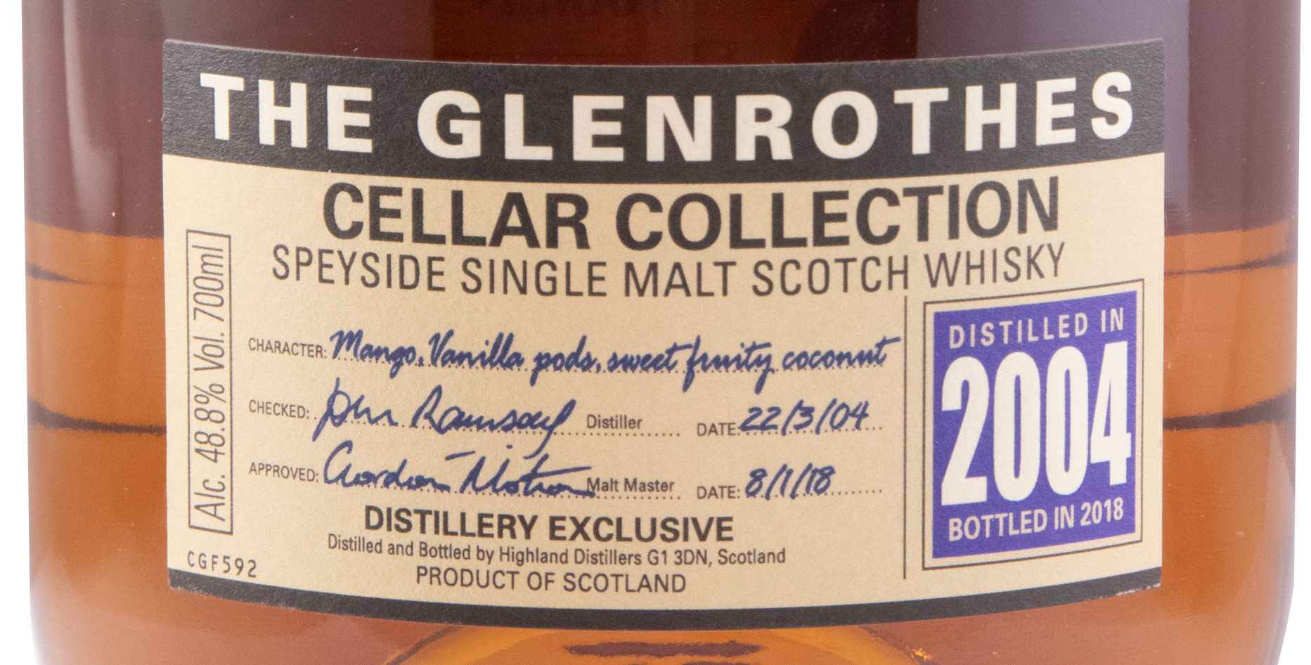 2004 Glenrothes Vintage Cellar Collection