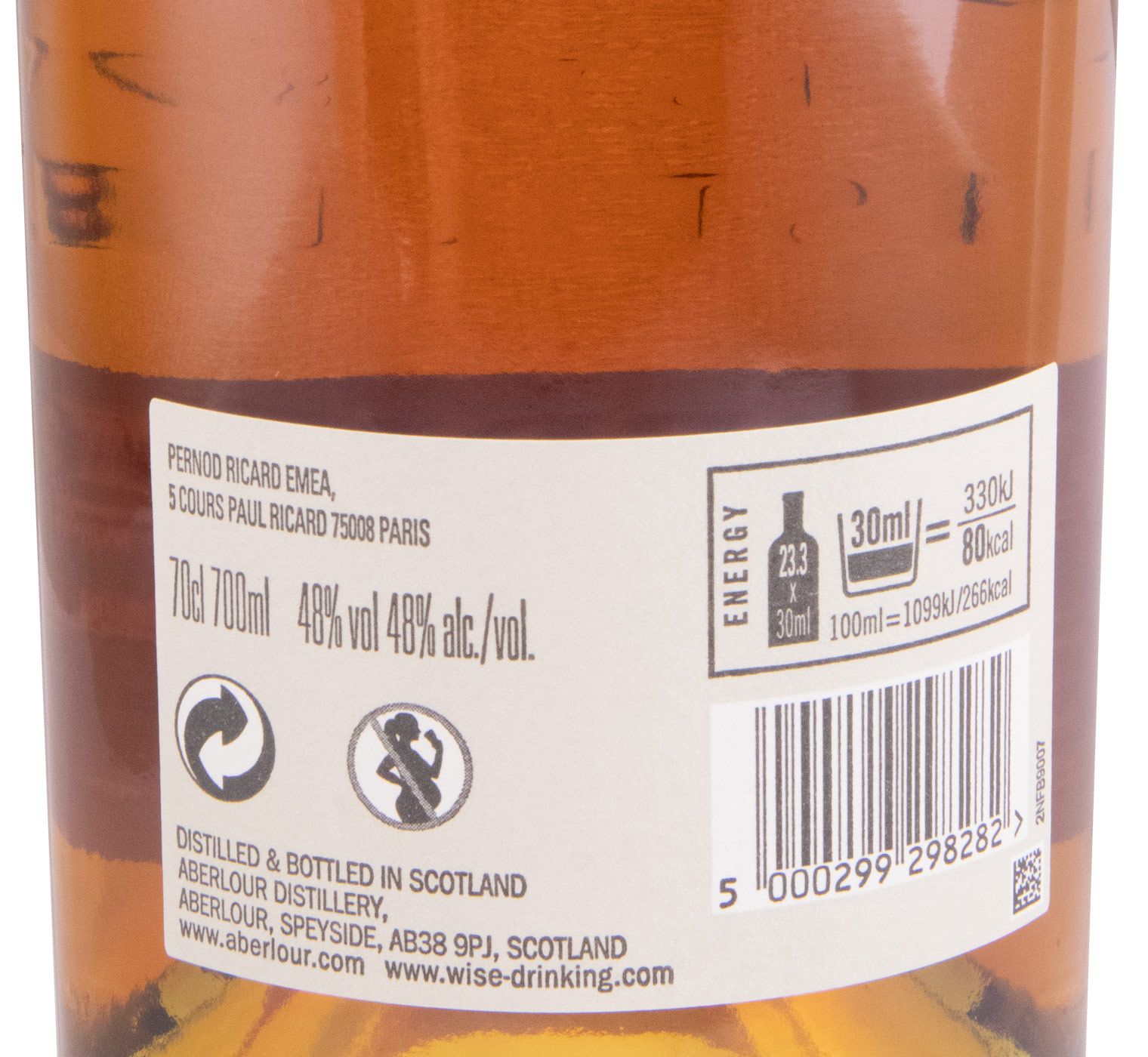 Aberlour Non Chill-Filtered Highland Single Malt 12 anos