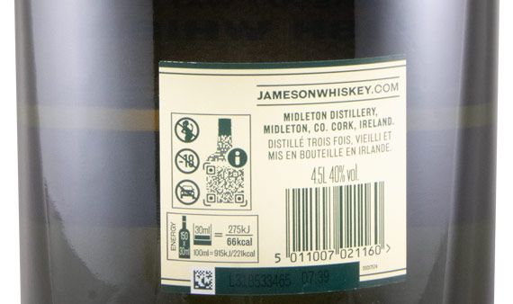 Jameson Triple Distilled 4,5L