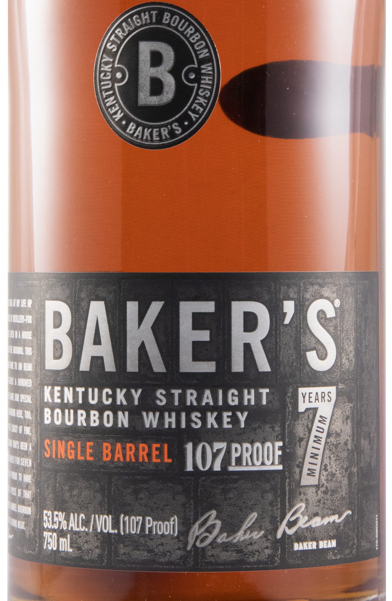 Baker's Single Barrel 107 Proof 7 years 75cl