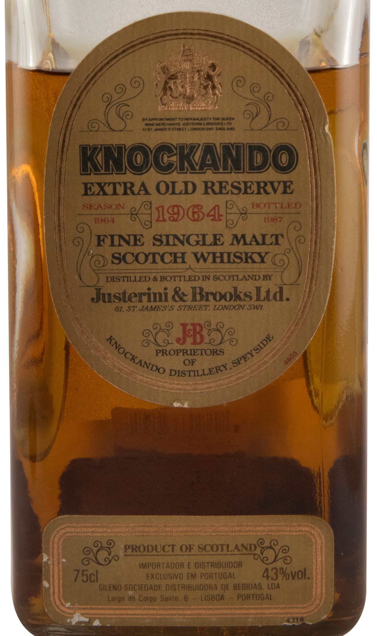 1964 Knockando (sem caixa) 75cl