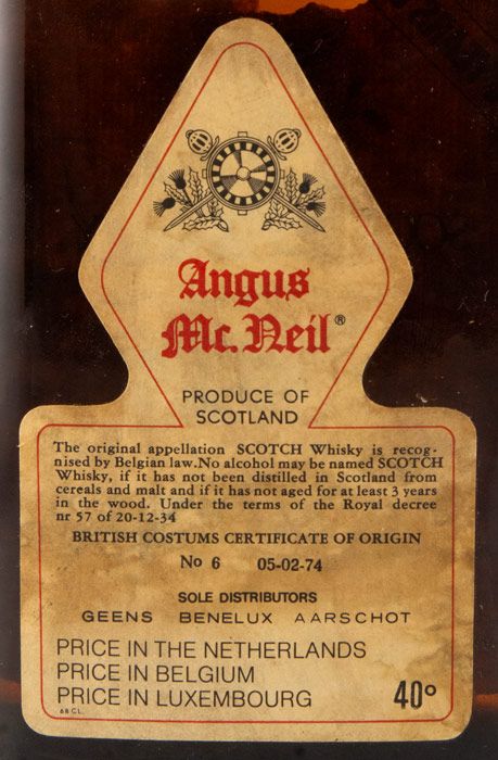 Angus Mc.Neil Special 6 years 75cl