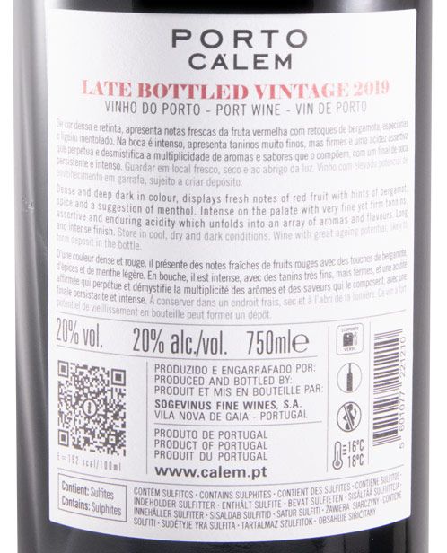 2019 Cálem LBV Porto