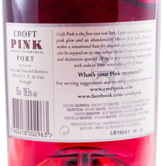 Croft Pink rosé Porto