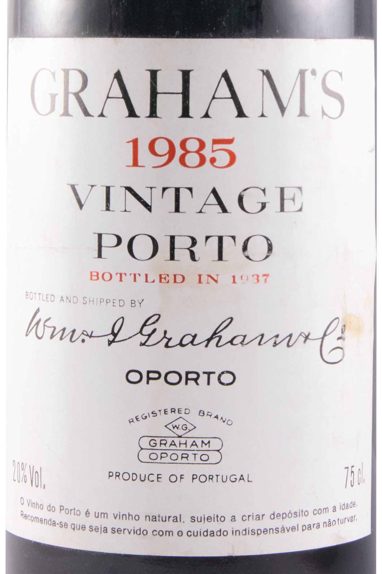 1985 Graham's Vintage Porto