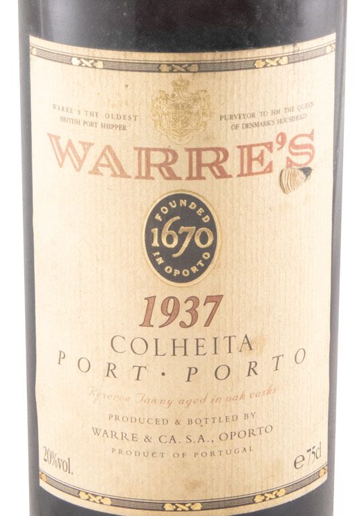1937 Warre's Colheita Porto