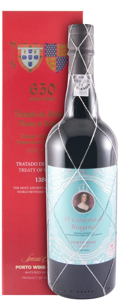 650 Years Tratado de Windsor Tawny Port (label D. Catarina de Bragança)