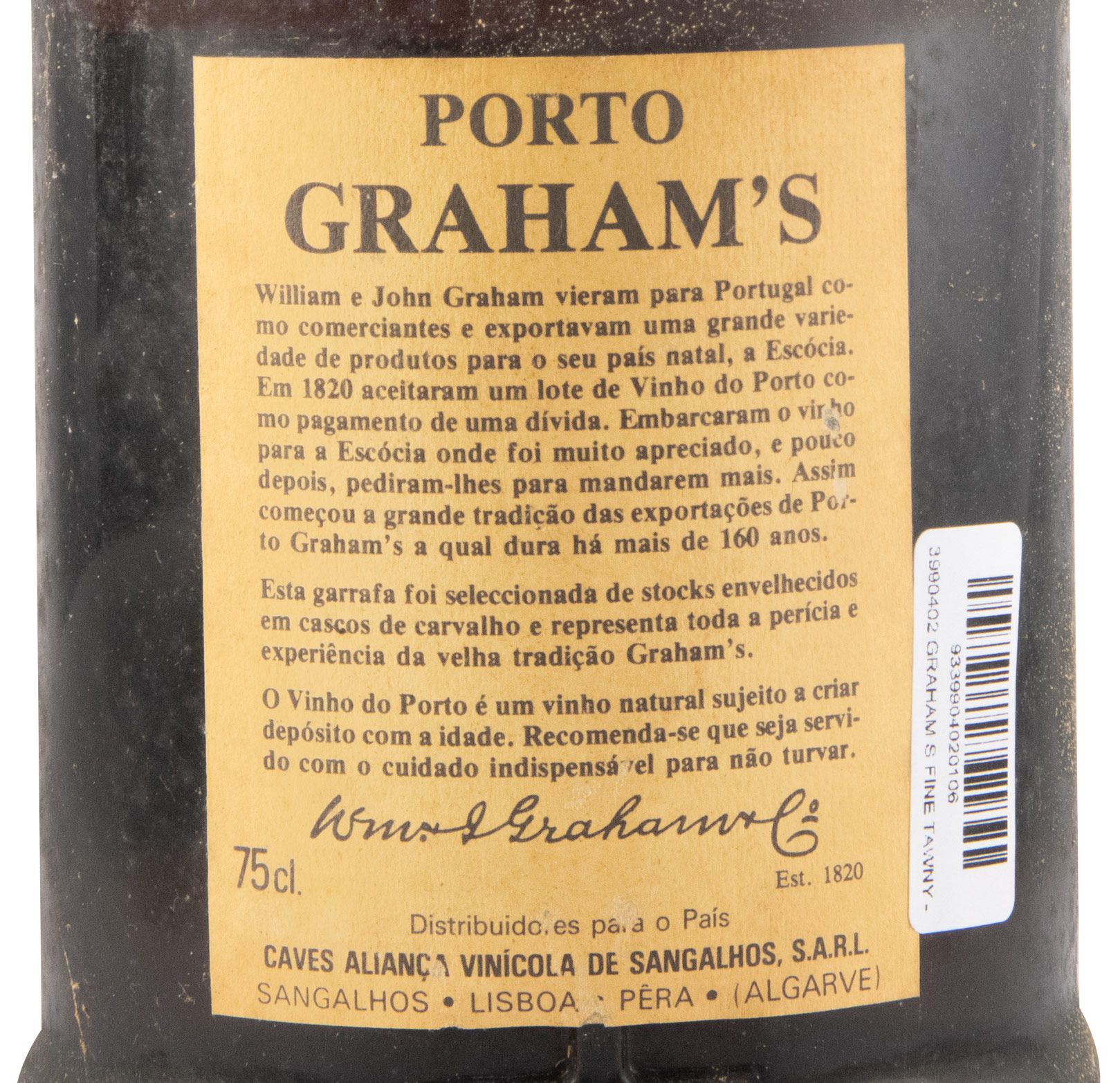 Graham's Fine Tawny Port (old bottle)