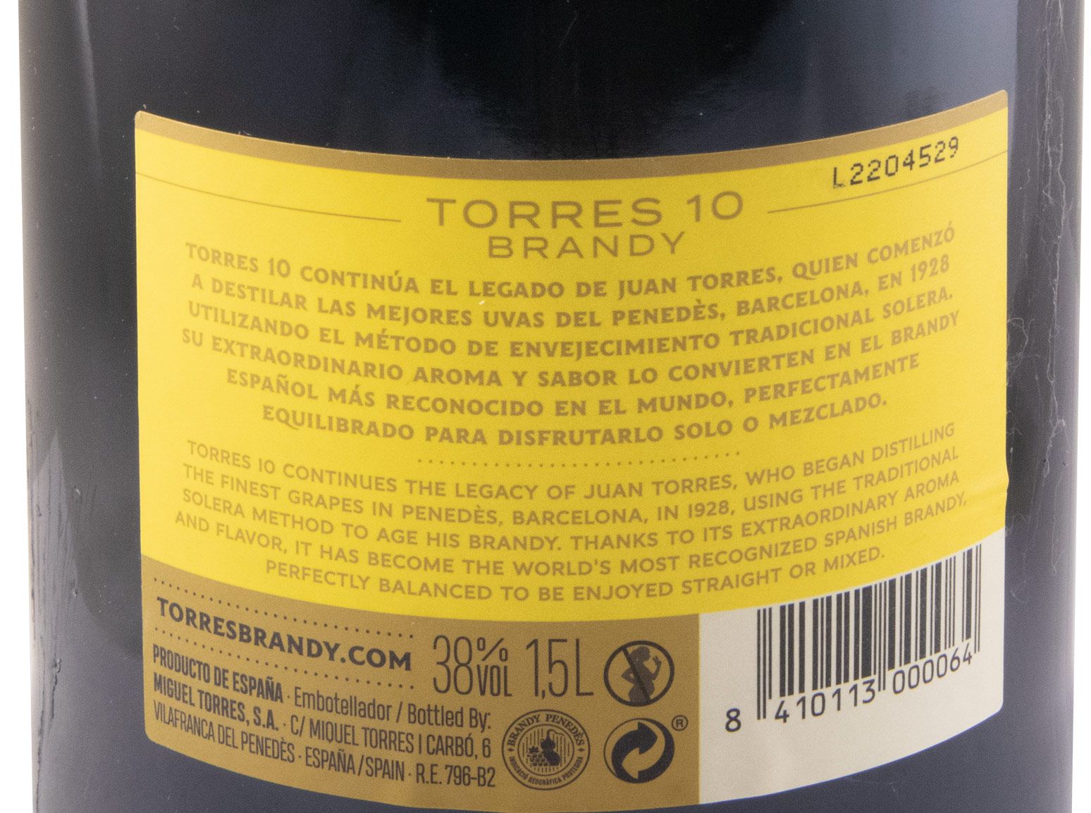 Brandy Torres 10 anos 1,5L