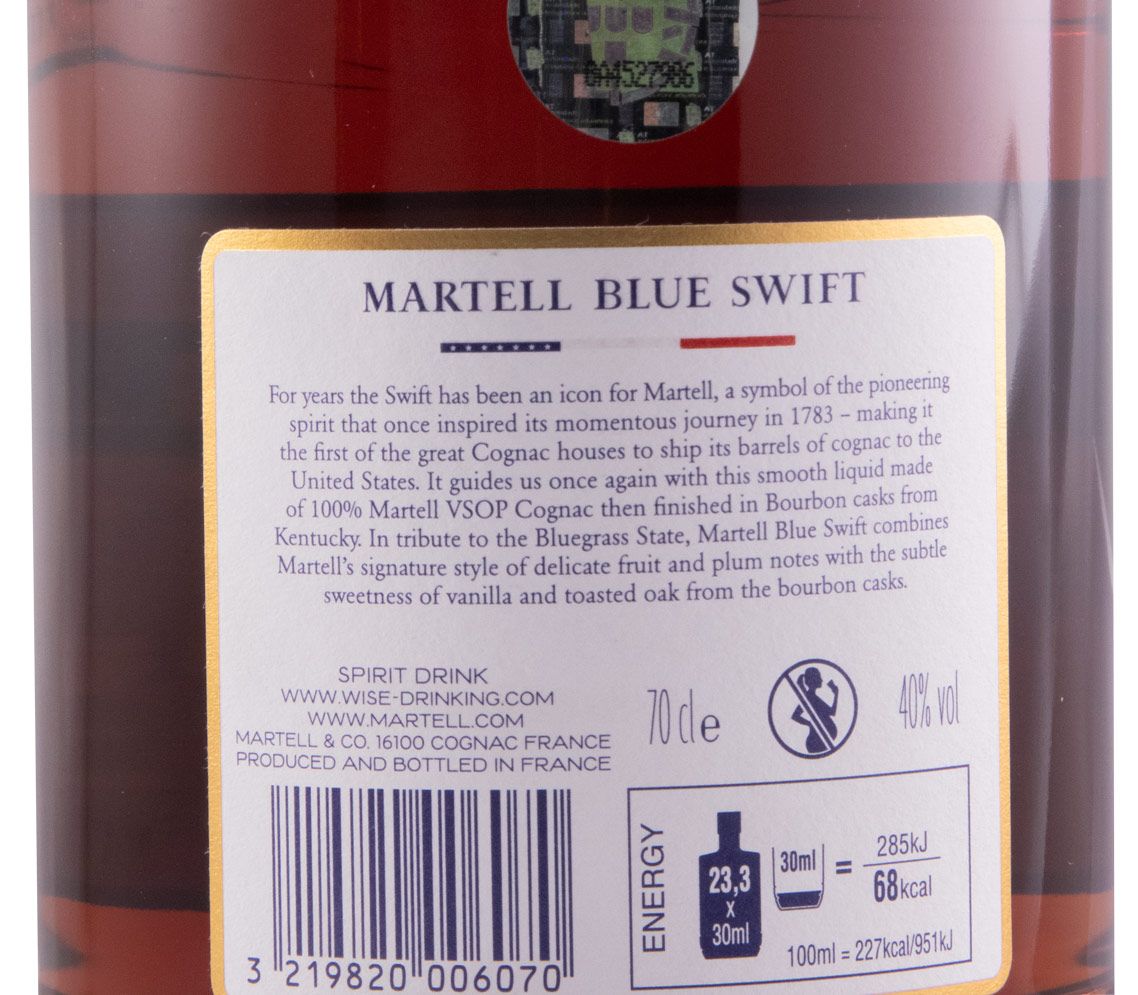 Cognac Martell Blue Swift