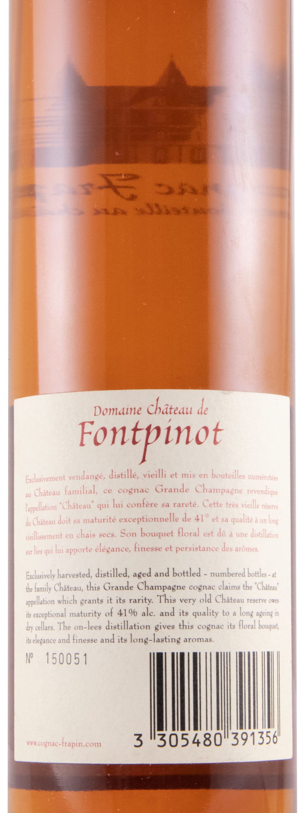Cognac Frapin Château de Fontpinot XO Grande Champagne 35cl