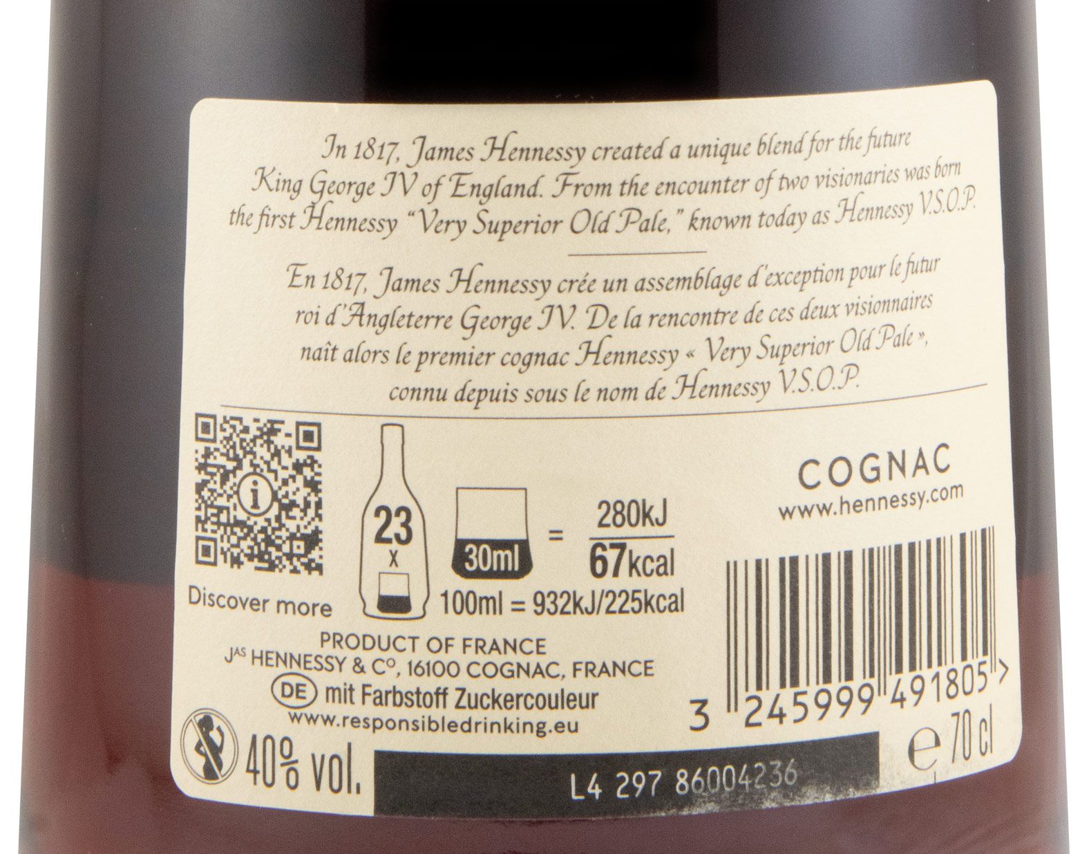 Cognac Hennessy VSOP