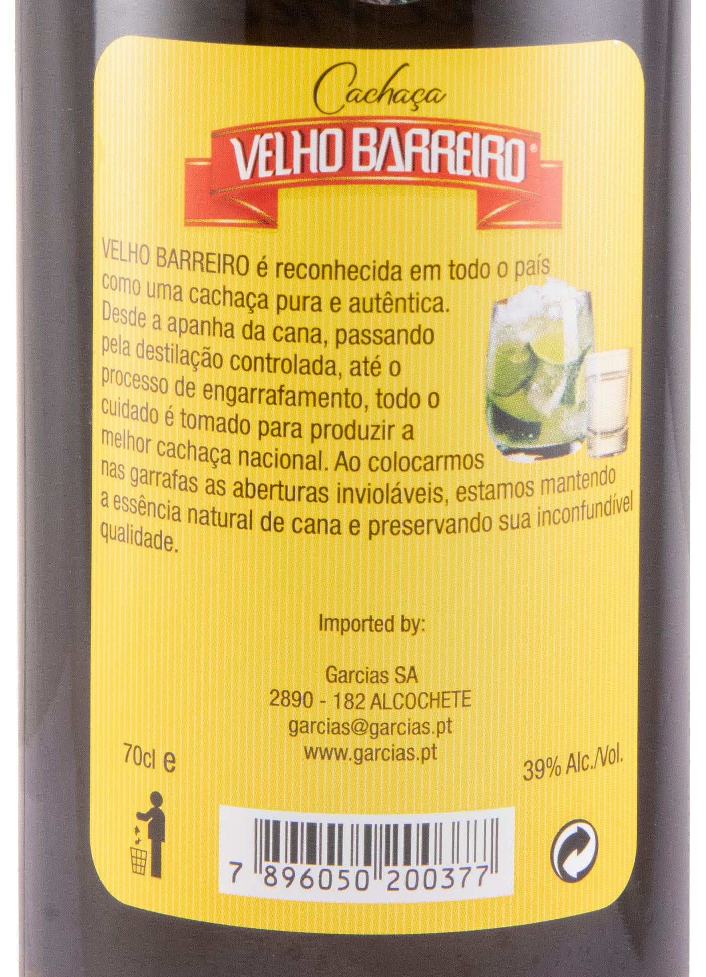 Cachaça Velho Barreiro
