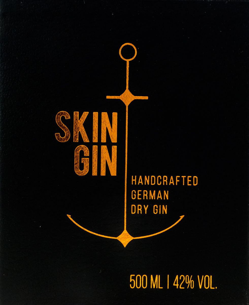 Gin Skin Handcrafted German Dry Anthrazit 50cl