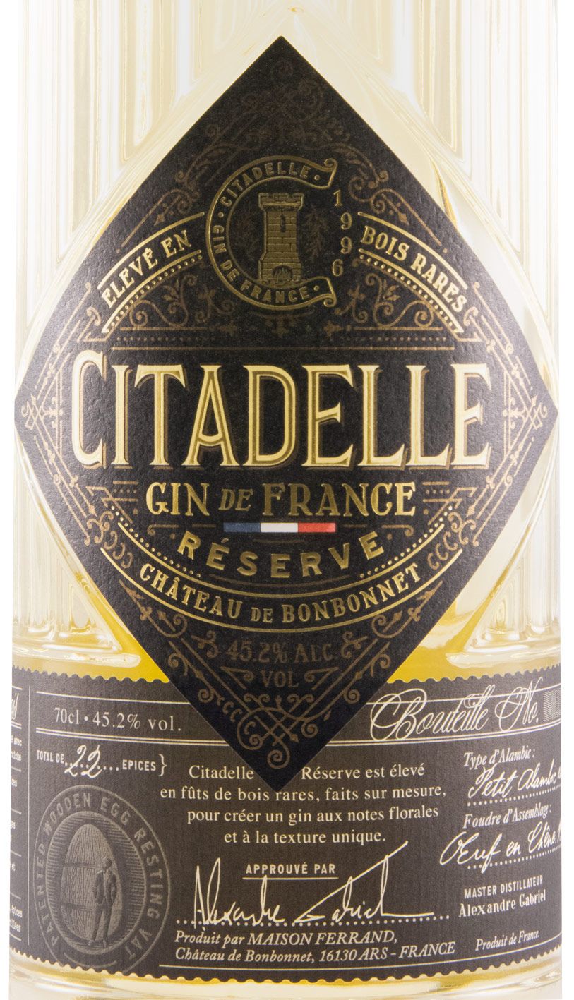Gin Citadelle Réserve Barrique Aged