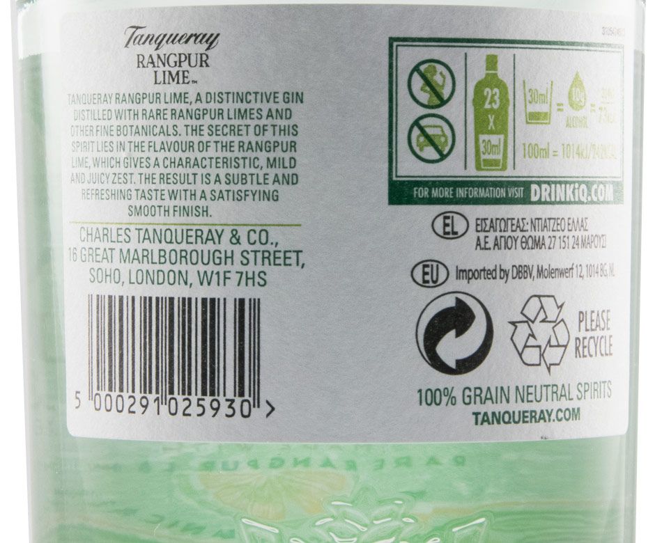 Gin Tanqueray Rangpur Lime