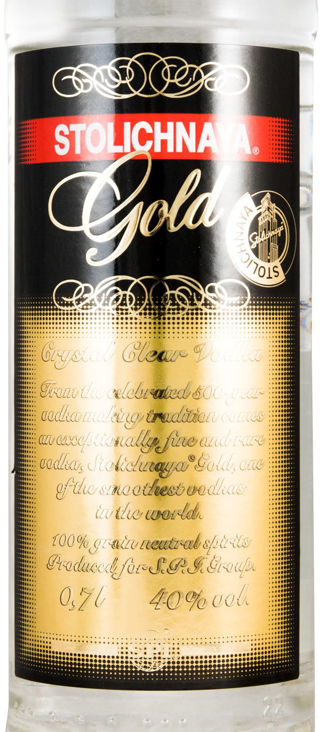 Vodka Stolichnaya Gold