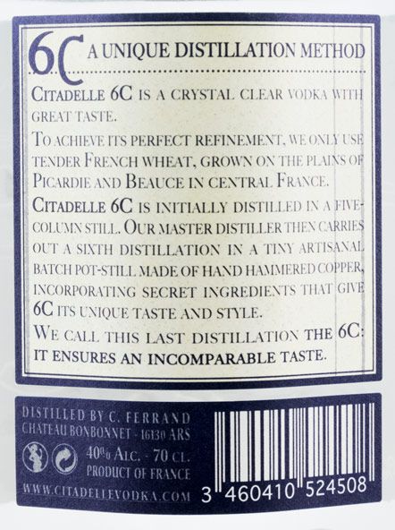 Vodka Citadelle 6C