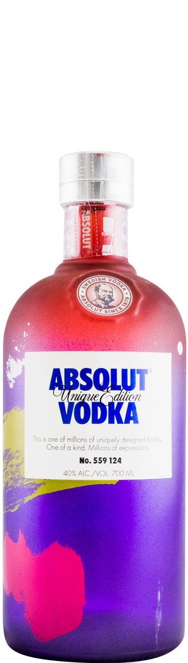 Vodka Absolut Unique Edition Roxo