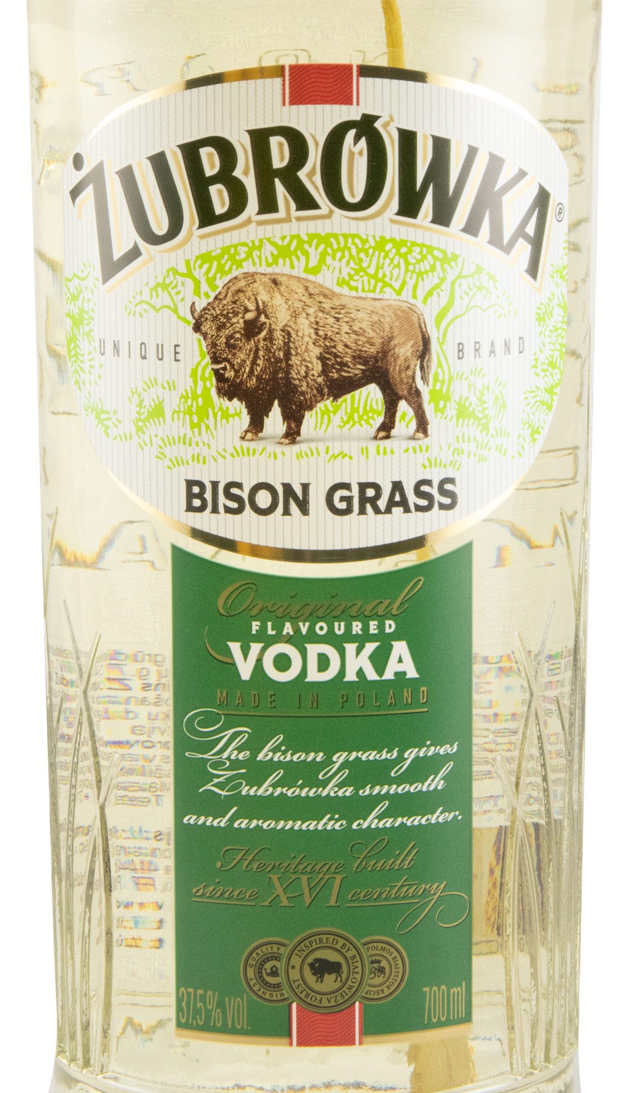 Vodka Żubrówka Bison Grass