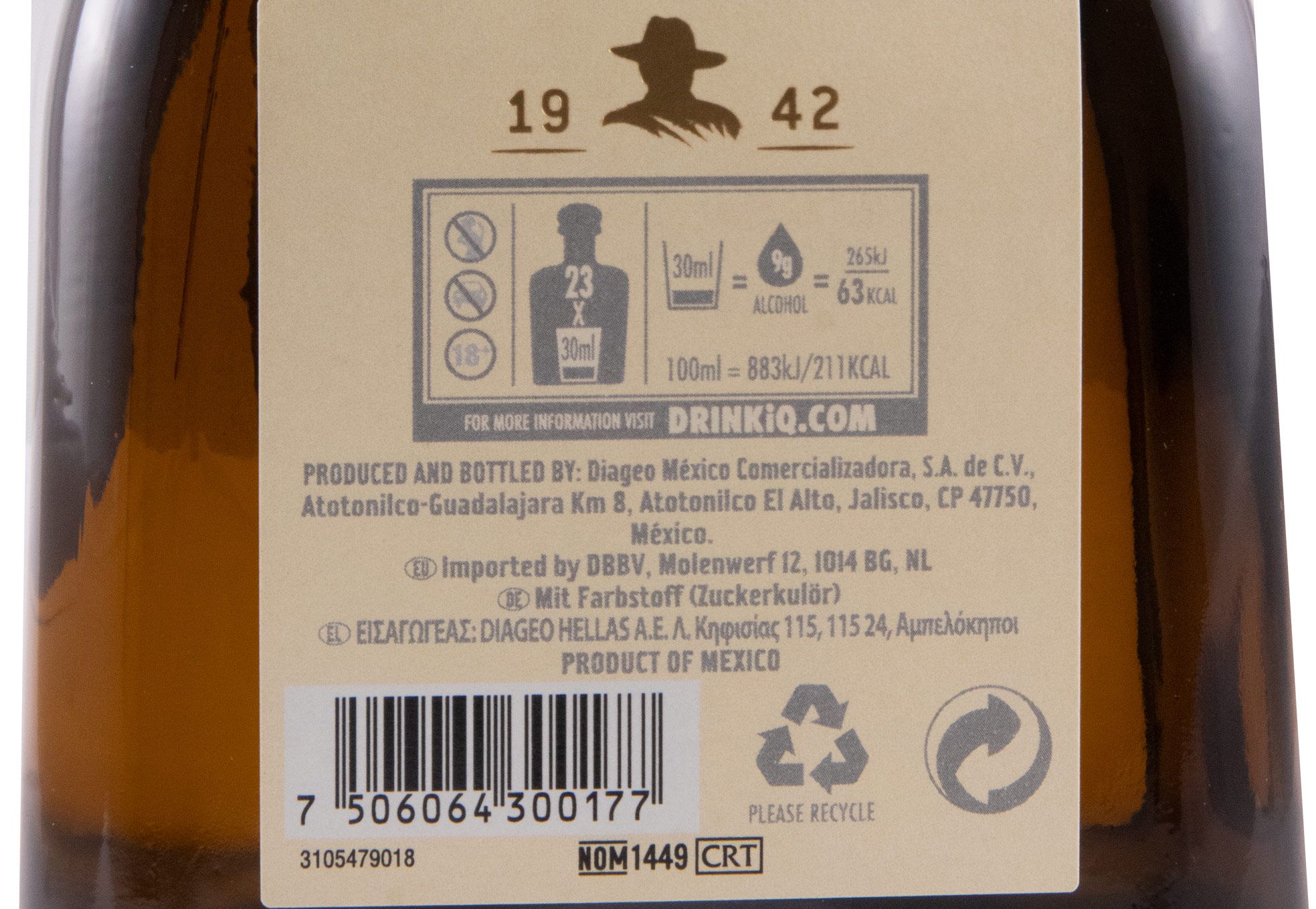 Tequila Don Julio Reposado 100% Agave