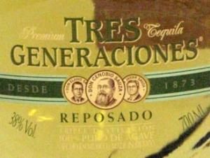 Tequila Sauza Tres Generaciones Reposado