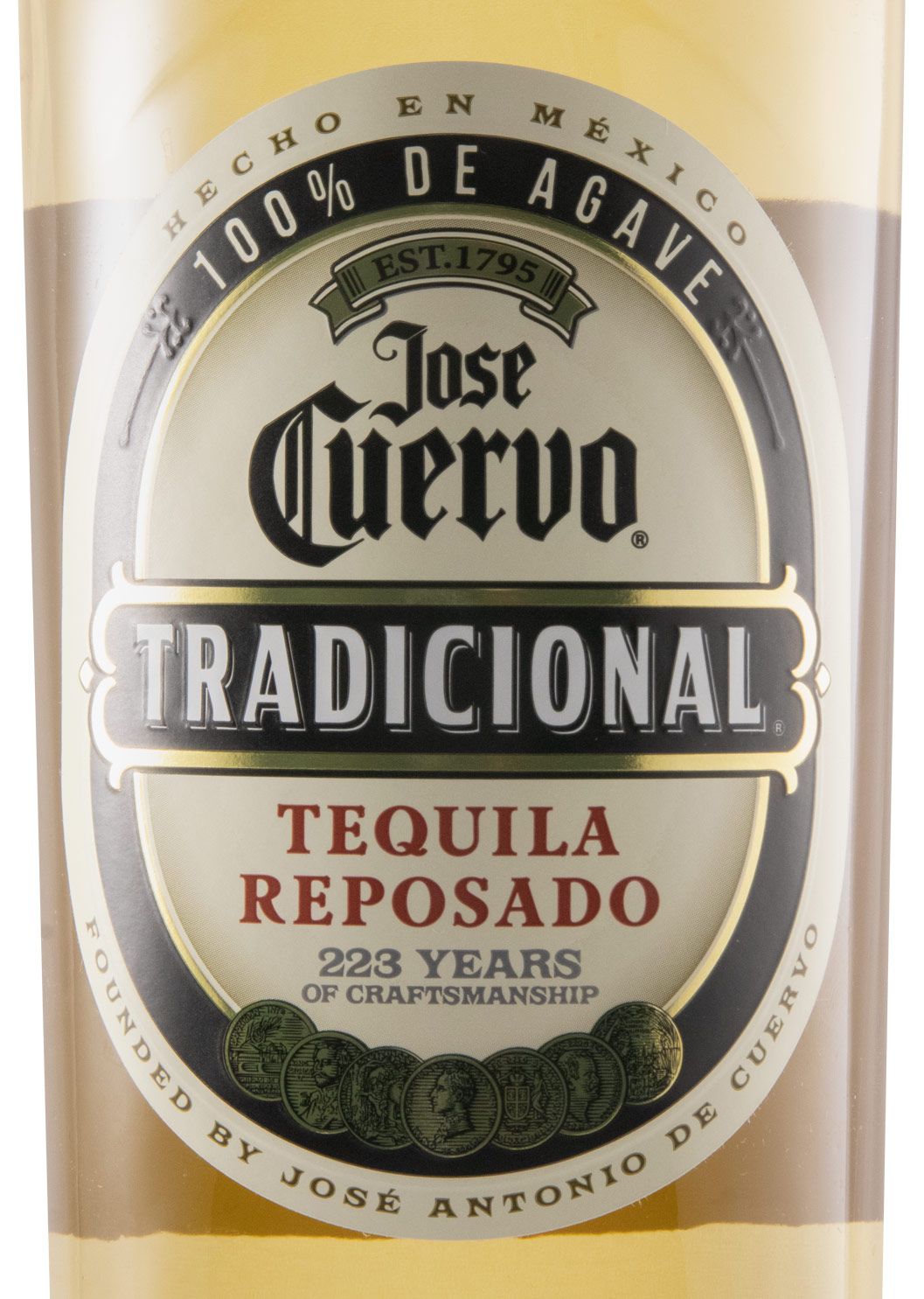 Tequila Jose Cuervo 100% Agave Reposado Tradicional 1L