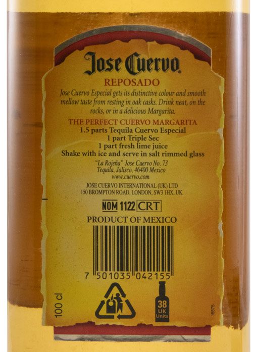 Tequila Jose Cuervo Reposado Especial 1L