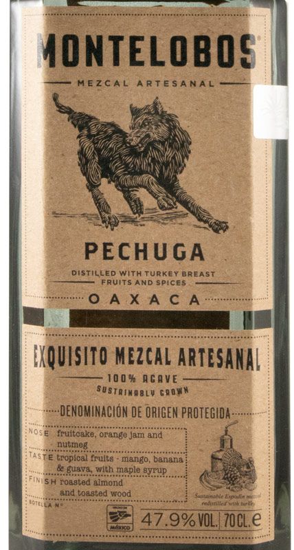 Mezcal Montelobos Pechuga