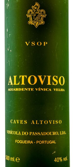 Aguardente Vínica Velha Altoviso VSOP 50cl