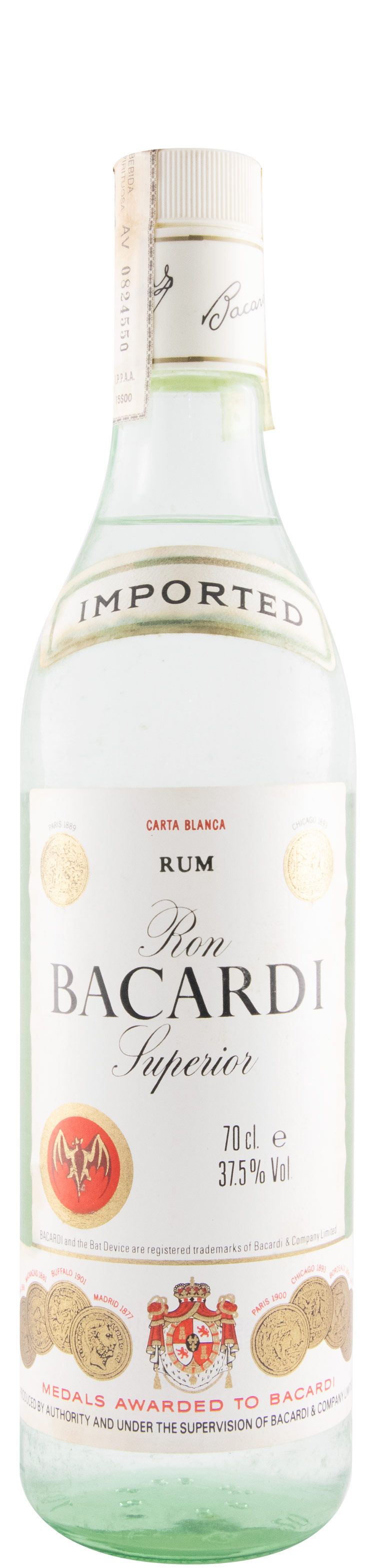 Rum Bacardí (garrafa antiga)