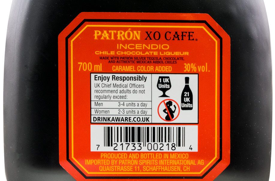 Patrón XO Cafe Incendio