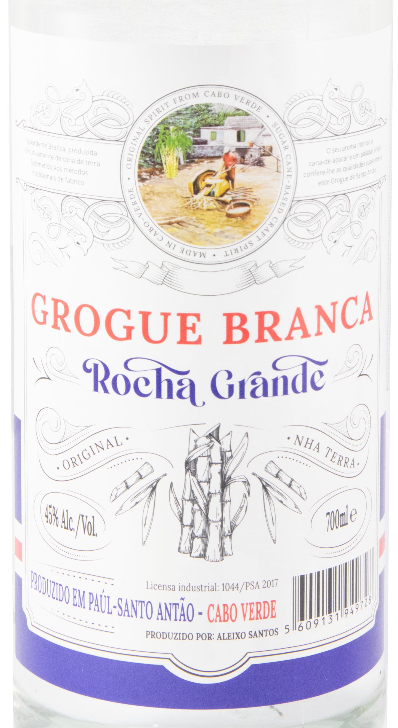 Aguardente Grogue Rocha Grande Branca