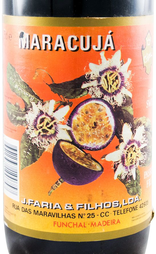 Passion Fruit Liqueur J. Faria & Filhos (old bottle)