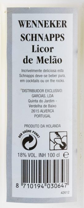 Melon Schnapps Wenneker 1L