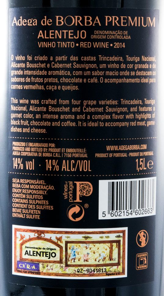 2014 Borba Premium tinto 1,5L