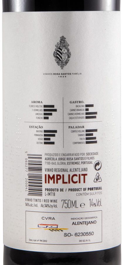 2018 Implicit tinto