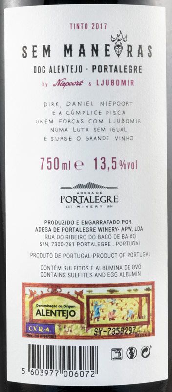 2017 Sem Maneiras tinto