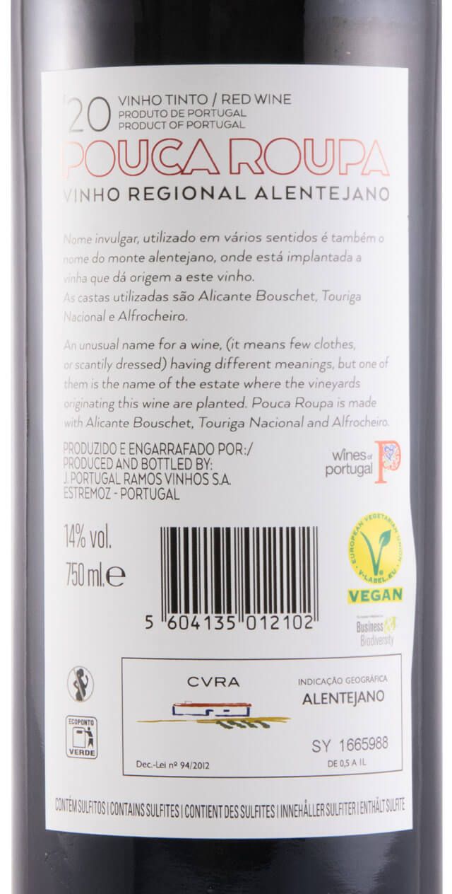 2020 João Portugal Ramos Pouca Roupa tinto